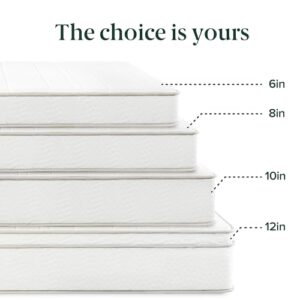 ZINUS 6 Inch Foam and Spring Hybrid Mattress [New Version], Twin XL, Fiberglass Free, Medium Firmness, Durable Support, Certified Safe Foams & Fabric, Mattress in A Box