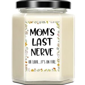 NewEleven Christmas Gifts for Mom from Daughter, Son, Kids - Funny Mom Gifts - Best Birthday Gifts Ideas for Mom, Mother, Wife, New Mom, Bonus Mom from Daughter, Son, Husband - 8 Oz Candle