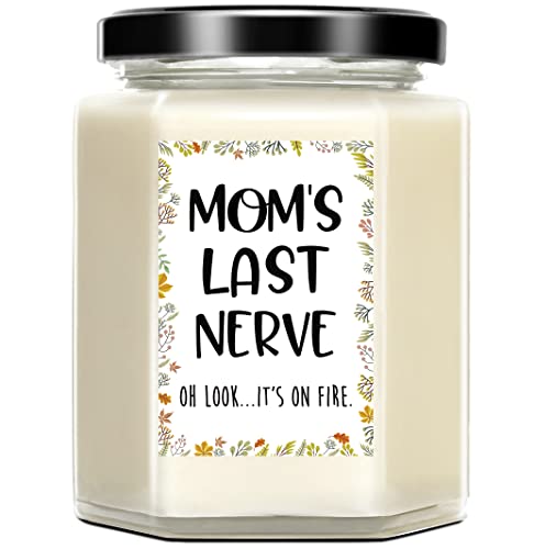 NewEleven Christmas Gifts for Mom from Daughter, Son, Kids - Funny Mom Gifts - Best Birthday Gifts Ideas for Mom, Mother, Wife, New Mom, Bonus Mom from Daughter, Son, Husband - 8 Oz Candle