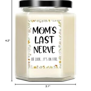 NewEleven Christmas Gifts for Mom from Daughter, Son, Kids - Funny Mom Gifts - Best Birthday Gifts Ideas for Mom, Mother, Wife, New Mom, Bonus Mom from Daughter, Son, Husband - 8 Oz Candle