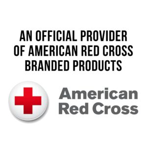 American Red Cross Officially Licensed Product |3-Day Emergency Preparedness Deluxe Backpack | 72 Hour Survival Supplies for 4 People | Water, Phone Charger, Blanket, Food