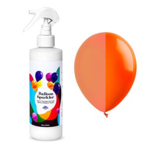 balloon shine spray - quick drying high shine balloon spray formula for vibrant latex balloons - usa made glossy finish spray for balloons to shine and last longer - refined sparker solutions