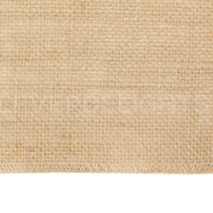 CleverDelights 48 Inch Burlap Square - Premium Jute Burlap Fabric - Finished Edges - 48" x 48"