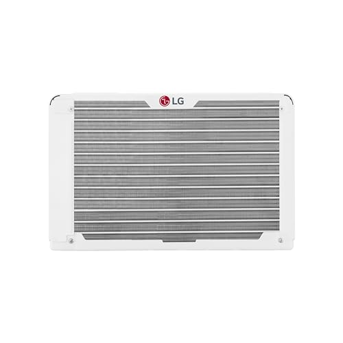 LG LW6024RSMX Window Air Conditioner, Wi-Fi Enabled w/Remote, for Small Room (260 Sq.Ft.), Quiet Operation, 115V, 6,000 BTU, White