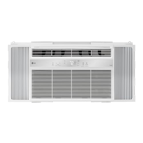 LG LW6024RSMX Window Air Conditioner, Wi-Fi Enabled w/Remote, for Small Room (260 Sq.Ft.), Quiet Operation, 115V, 6,000 BTU, White