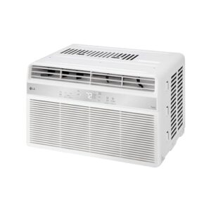 LG LW6024RSMX Window Air Conditioner, Wi-Fi Enabled w/Remote, for Small Room (260 Sq.Ft.), Quiet Operation, 115V, 6,000 BTU, White