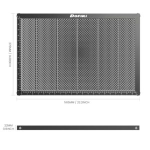 Dofiki Honeycomb Laser Bed for S1 Laser Cutter, Steel Honeycomb Working Table for S1 Laser Engraver