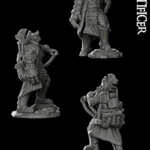 Human Artificer | Artificer | Miniature for Tabletop Games Like D&D and War Gaming Medium (Normal Size)