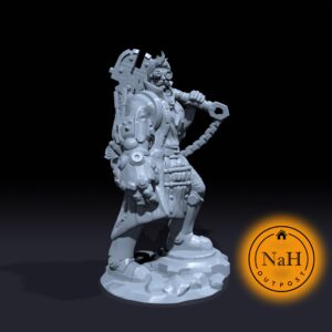 Human Artificer | Artificer | Miniature for Tabletop Games Like D&D and War Gaming Medium (Normal Size)