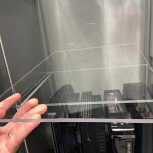 replacement acrylic shelf for ikea detolf 3/16"