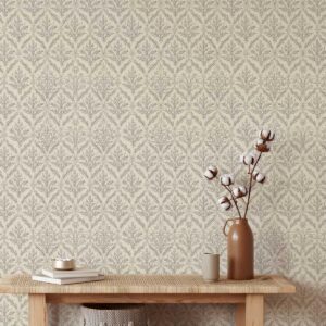 YXTII Boho Wallpaper Peel and Stick Wallpaper Vintage Wallpaper Stick and Peel Damask Wallpaper Self Adhesive Removable Wallpaper for Bedroom Drawers Cabinets