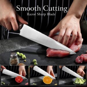 Dragon Creek 8.5" Boning Knife for Meat Cutting Japanese Brisket Slicing Trimming Vegetables Knife Razor Sharp Hand Forged Full Tang Deboning Fillet Gyutou Knife Gift Idea