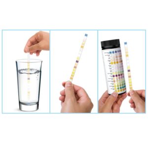 16 in 1 Drinking Water Test Strips, TDS Meter, PH Tester, Hardness Tester, Chlorine, Copper, Iron, Lead, Water Quality Test Kit for Home and Lab Use