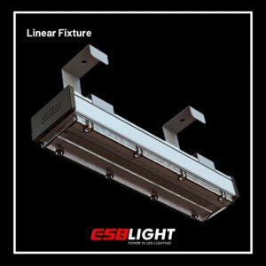 ESB Led Linear High Bay Light Fixture, 84W 10.080LM, 5000K Workshop Lighting for Garage Warehouse Industry, Aluminium, IP66