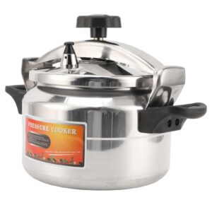 pressure cooker, explosion proof stovetop pressure cooker with double bottom canning pot for gas stove induction cooker (4l)