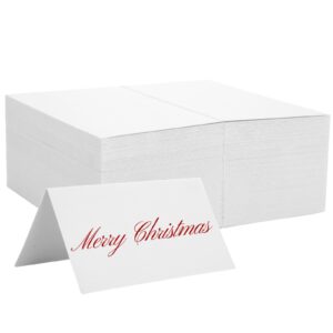 yayods 400 pcs blank place cards 2 x 3.5 name place cards for table setting white name cards small tent cards for wedding, table, dinner, party