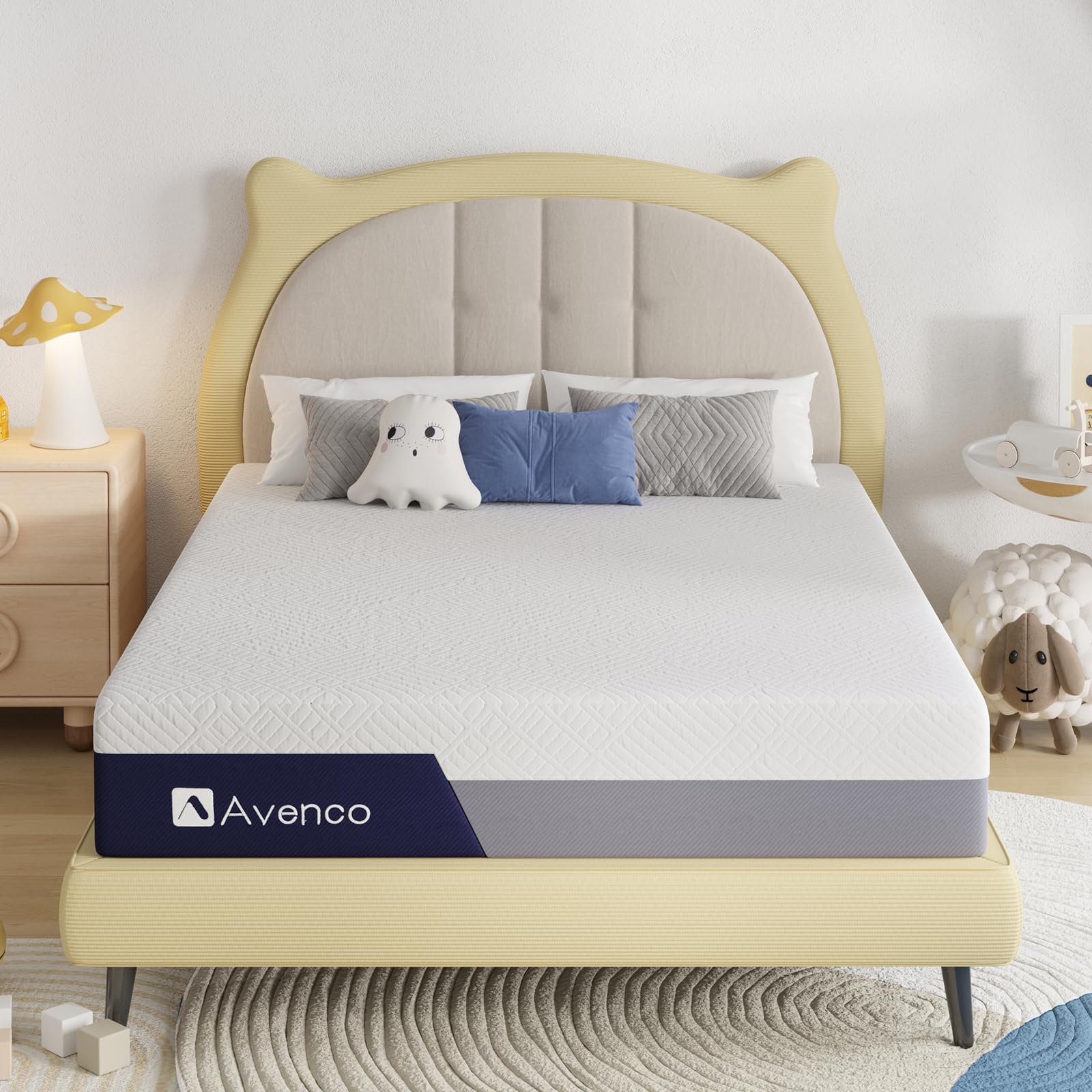 Avenco Full Size Mattress, 8 Inch Gel Memory Foam Mattress Full, Mattress in a Box for Fresh Sleep, Pressure Relief, Medium Firm Mattress with Motion Isolation