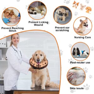 Dog Cones for Medium Dogs,Soft Cone for Dogs After Surgery,Inflatable Dog Cone,Dog Donut Collar,Dog Neck Donut,Cone for Dogs to Stop Licking(Medium Dog Cone)