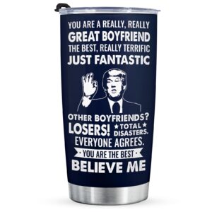 aurahouse christmas gifts for boyfriend, funny boyfriend gifts tumbler 20 oz, birthday gifts for boyfriend, anniversary boyfriend gifts, father's day gifts for him boyfriend, valentines day cup