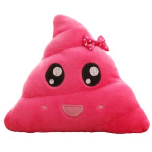 aboofan plush toy plush pillow soft plush poop pillow pink plush cushion plush pad