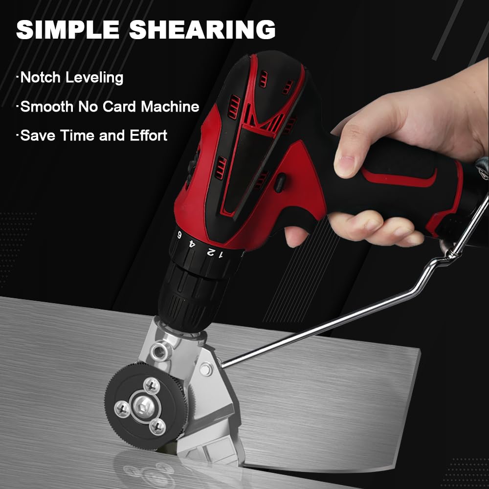 New electric drill metal cutter, sheet metal cutting drill attachment, sheet metal cutter, sheet metal cutter, for cutting iron plate, color steel tile, aluminum plate, copper plate and so on.