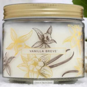 Bellevue Luxury Candles, Natural Soy Wax, Essential Oils, Long-Lasting Burn, Luxurious Fragrances, 4 Pcs