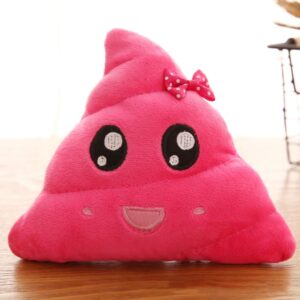 ABOOFAN Plush Toy Plush Pillow Soft Plush Poop Pillow Pink Plush Cushion Plush Pad