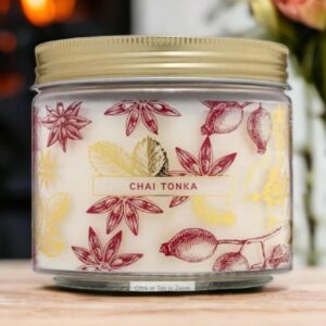 Bellevue Luxury Candles, Natural Soy Wax, Essential Oils, Long-Lasting Burn, Luxurious Fragrances, 4 Pcs