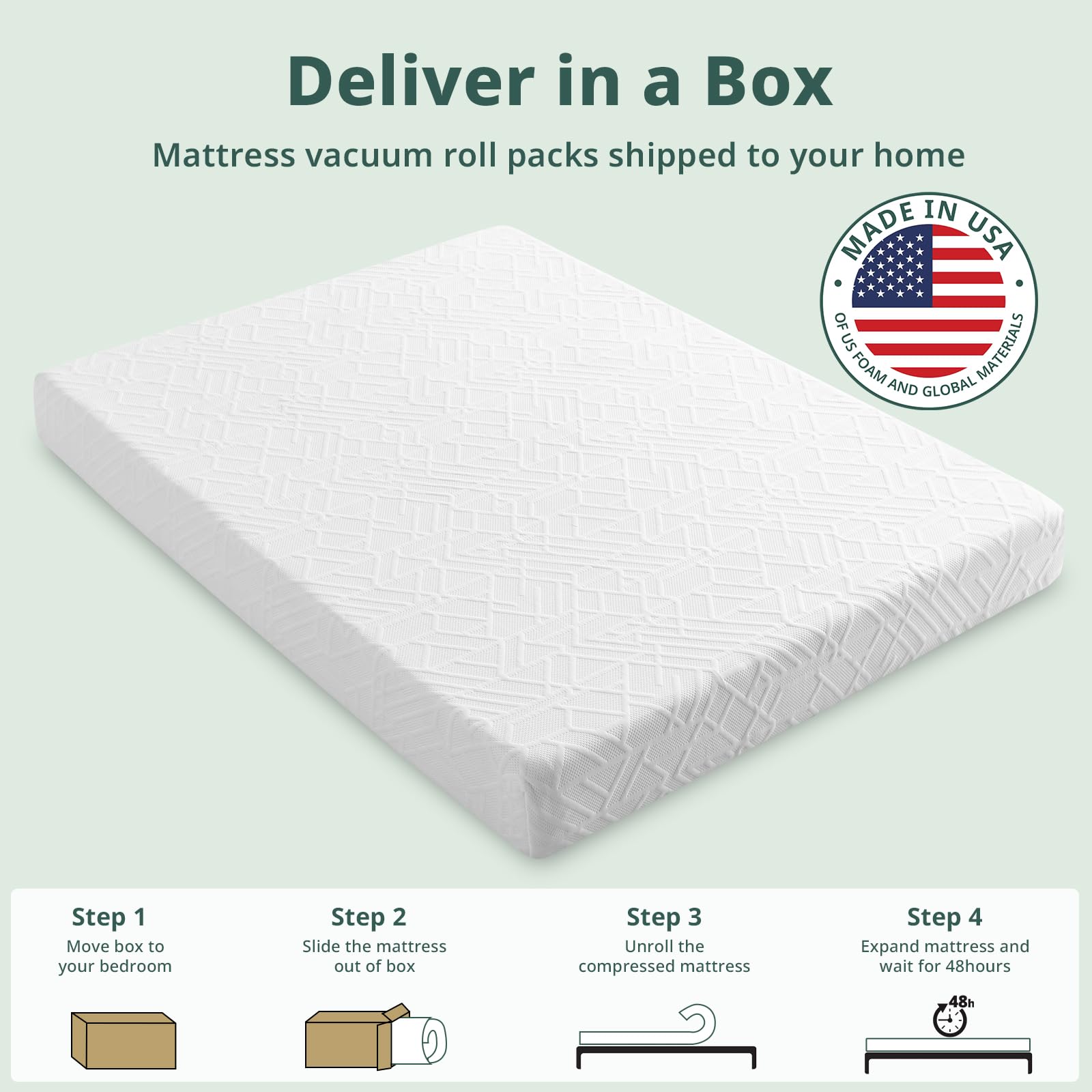 Wellos Queen Size Mattress 12 Inch Memory Foam Bed Mattress in a Box,CertiPUR-US Certified，Fiberglass Free Mattress, Cooling Gel Queen Mattress Medium Firm for Supportive & Pressure Relief