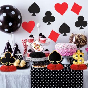 40 Pcs Casino Cutouts Las Vegas Casino Party Decorations Poker Silhouette for Casino Poker Theme Birthday Party Supplies School Bulletin Board Craft Home Wall Decor