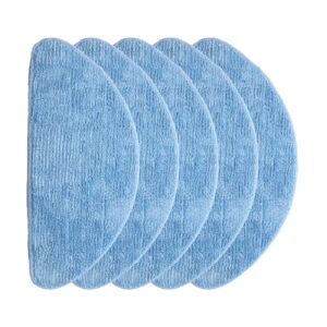 5 pack， mopping cloths， mop cloth 。compatible for mamibot exvac680s 。robot vacuum cleaner parts， sweeper cleaning pads replacement