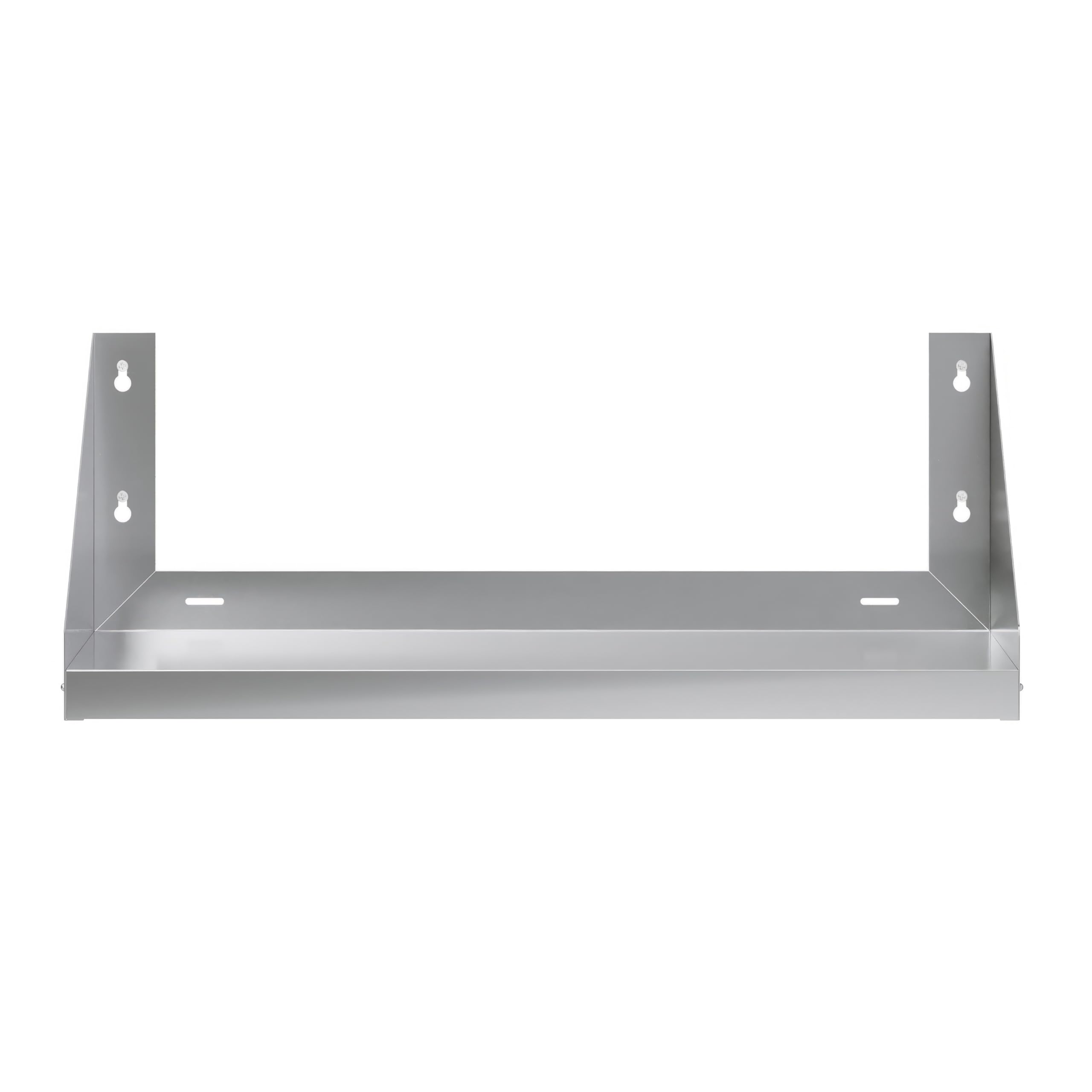 AmGood 30" Long X 12" Deep Stainless Steel Wall Shelf with Side Guards | NSF Certified | Appliance & Equipment Metal Shelving | Kitchen, Restaurant, Garage, Laundry, Utility Room