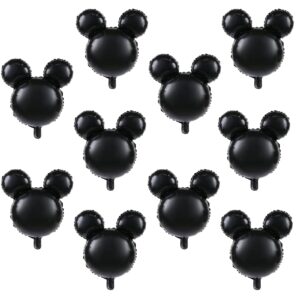 10pcs 24inch black mickey mouse mylar balloons,mickey mouse birthday party decorations balloon,mickey mouse birthday party supplies