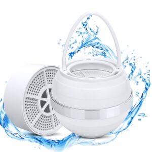 cuoll bath ball filter - premium bathtub water filter for softer skin & hair, bathtub filter for tub faucet | 2,500 gal of filtration | bpa free | easy to install