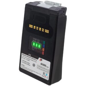 artisan power replacement battery for datalogic skorpio x5 scanner. extended capacity 6080 mah - replaces 91acc0093