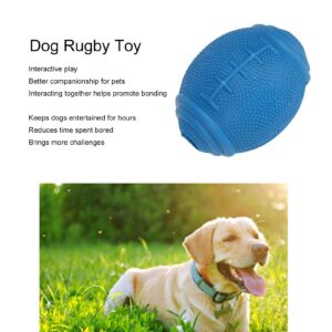 JOROBURO Dog Rugby Toy, Bite Resistant, Teeth Grinding, High Bounce Power Interactive Floating Ball Toy, Safety Rubber Chew Balls for Pet Dog