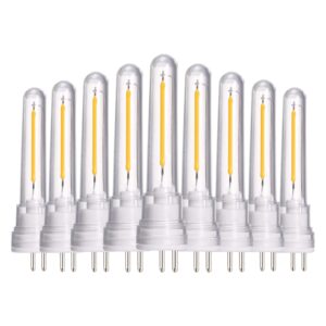 histar 9 pack s14 led replacement bulb for outdoor string lights dimmable warm white 2700k