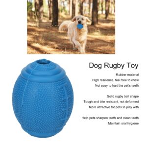 JOROBURO Dog Rugby Toy, Bite Resistant, Teeth Grinding, High Bounce Power Interactive Floating Ball Toy, Safety Rubber Chew Balls for Pet Dog