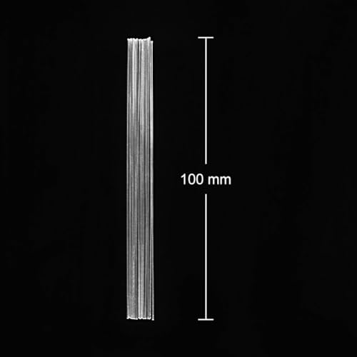 StonyLab Capillary Tubes, 100mm Micro Glass Transfer Pipettes, 0.5mm ID x 0.7mm OD, Pack of 1000