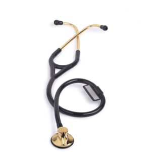 premium gold plated stethoscope for doctors & students - (single head)