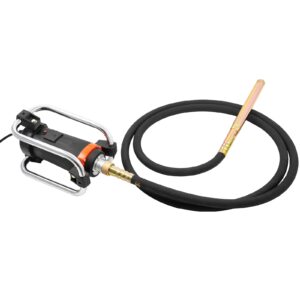 LMYYGOO Electric Concrete Vibrator Handheld, 2HP 1500W 18000RPM Powerful Copper Motor Portable Construction Insertion Cement Concrete Vibrating Tool with 4.5M (14-3/4ft) Long Flexible Shaft