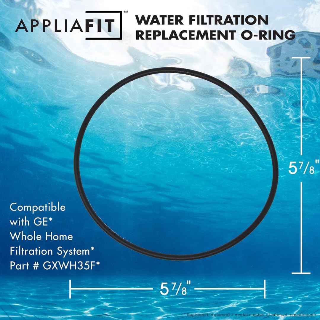 O-Rings Compatible with GE HHRING for Whole Home Filtration Models GXWH30C, GXWH35F, GXWH38F, GXWH38S, GXWH40L, WS03X10039, FXHSC, FXHTC (3-Pack)