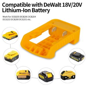 Battery Adapter Compatible with Dewalt 18V/20V Battery Adaptor with USB Charger & Type-C PD Power Source Charger for 20v 18V MAX Lithium Battery（Adapter Only）