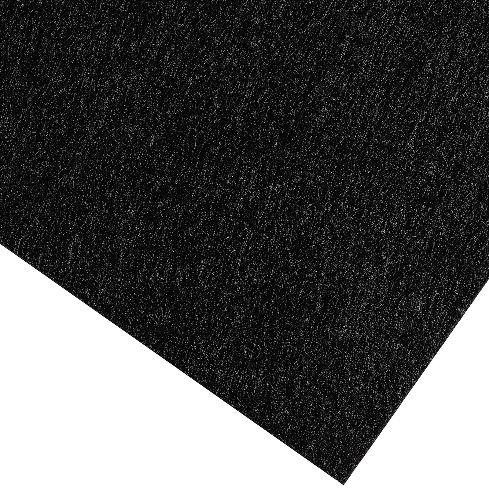 ChenTeng 4PCS Self Adhesive Felt Sheet for Crafts, A4 Size 2mm Thick Non-Stiff Felt Fabric Sheets for DIY/Sewing and Arts & Crafts (8.3" x 11.8", Black)