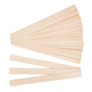 30 pieces paint stir sticks, 12 inch long wooden paint stirrers for mixing paint, paint sticks for library markers or garden plant labels, mixing sticks for diy craft sticks