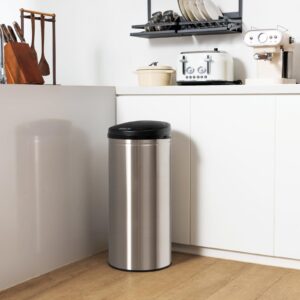 S AFSTAR Automatic Trash Can 8 Gallon 30 Litter, Motion Sensor Trash with Touch-Free & Stainless Steel Frame, Anti-Fingerprint Garbage Can Touch-Less Smart Trash Bin for Kitchen Bathroom Office