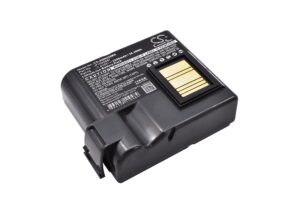 jiajieshi 5200mah/48.96wh replacement battery fit for zebra qln420, zq630 btry-mpp-68ma1-01, p1040687, p1050667-016