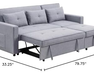 Favfurish Sofas, 80", Light Grey