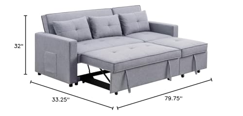 Favfurish Sofas, 80", Light Grey