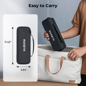 MUNBYN Storage Carrying Case Compatible with Peripage ITP01/A40 Portable Printer, Only Suitable Printer ITP01 Wireless Thermal Printer, Compact Waterproof Shockproof Scratch-resistant